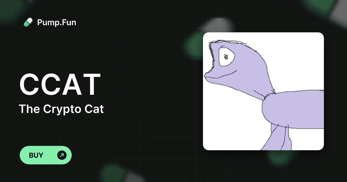 The Crypto Cat (CCAT) - Pump
