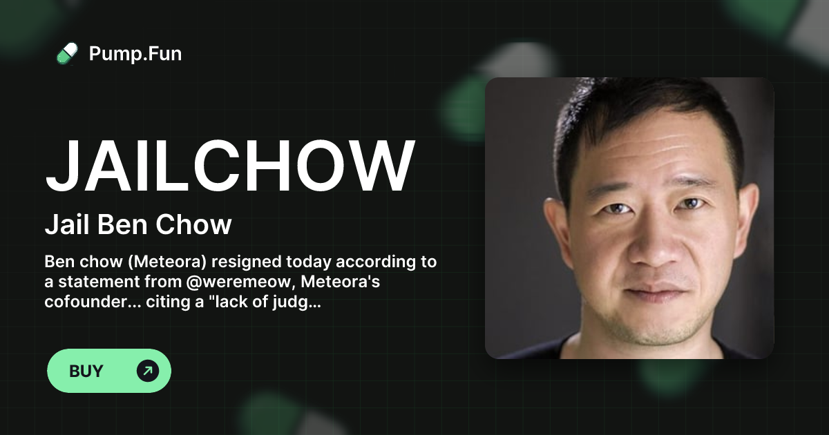 Jail Ben Chow (JAILCHOW) - Pump