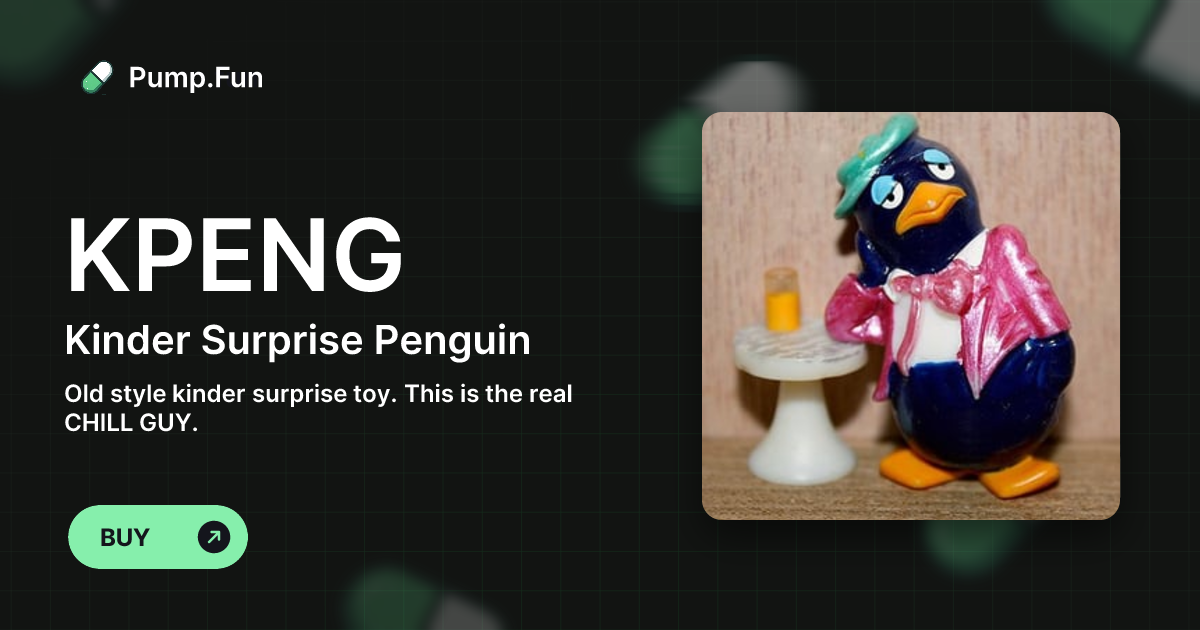 Kinder Surprise Penguin (KPENG) - Pump