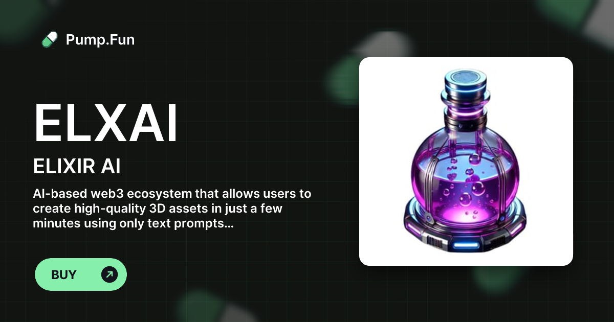 ELIXIR AI (ELXAI) - Pump