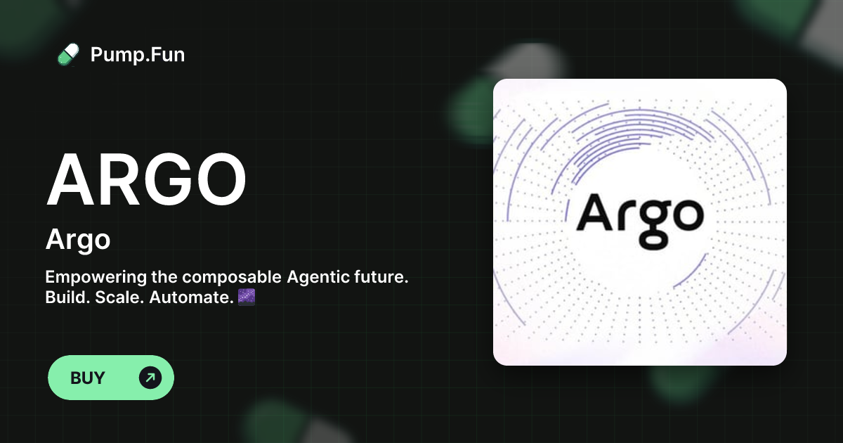 Argo (ARGO) - Pump
