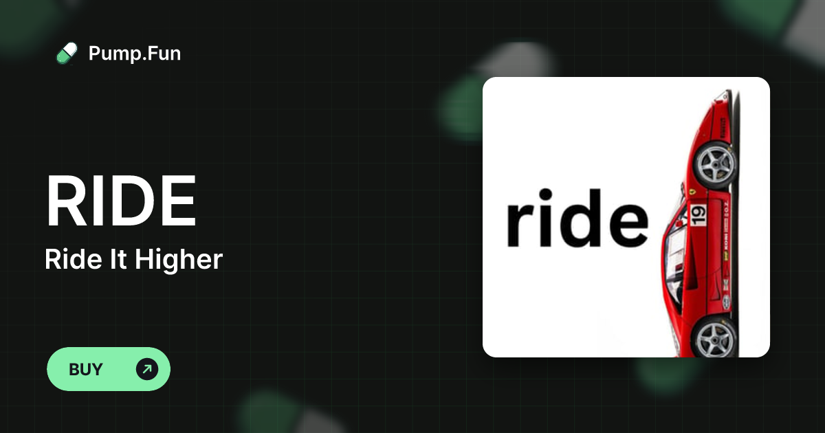 Ride It Higher (RIDE) - Pump