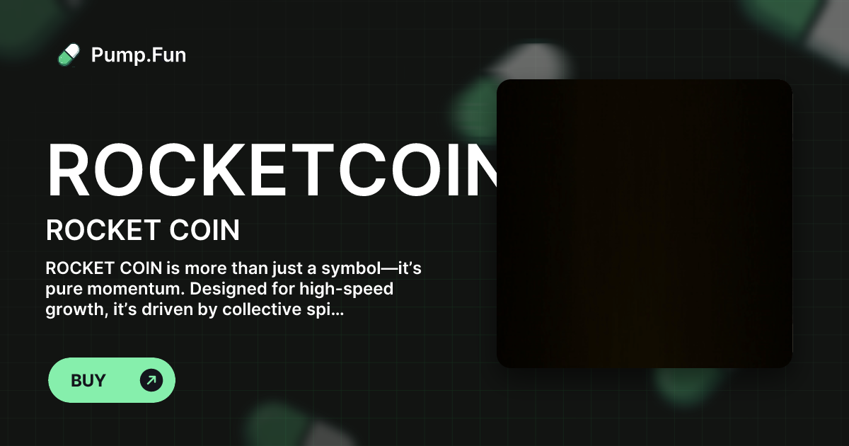 ROCKET COIN (ROCKETCOIN) - Pump