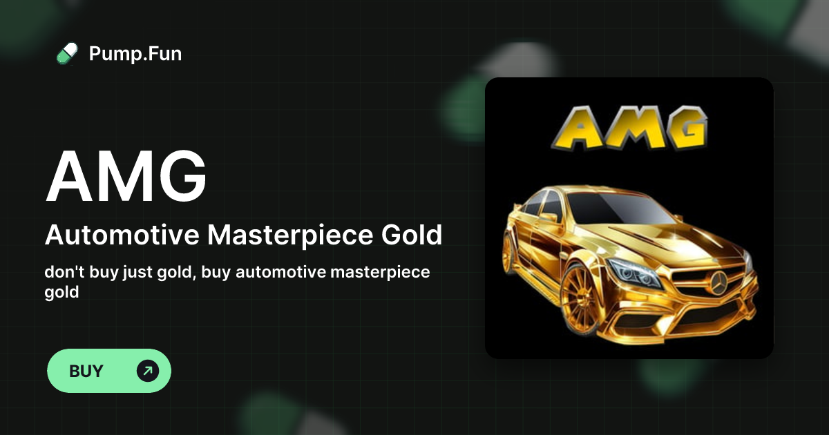 Automotive Masterpiece Gold (AMG) - Pump