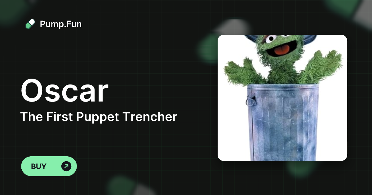 The First Puppet Trencher (Oscar) - Pump