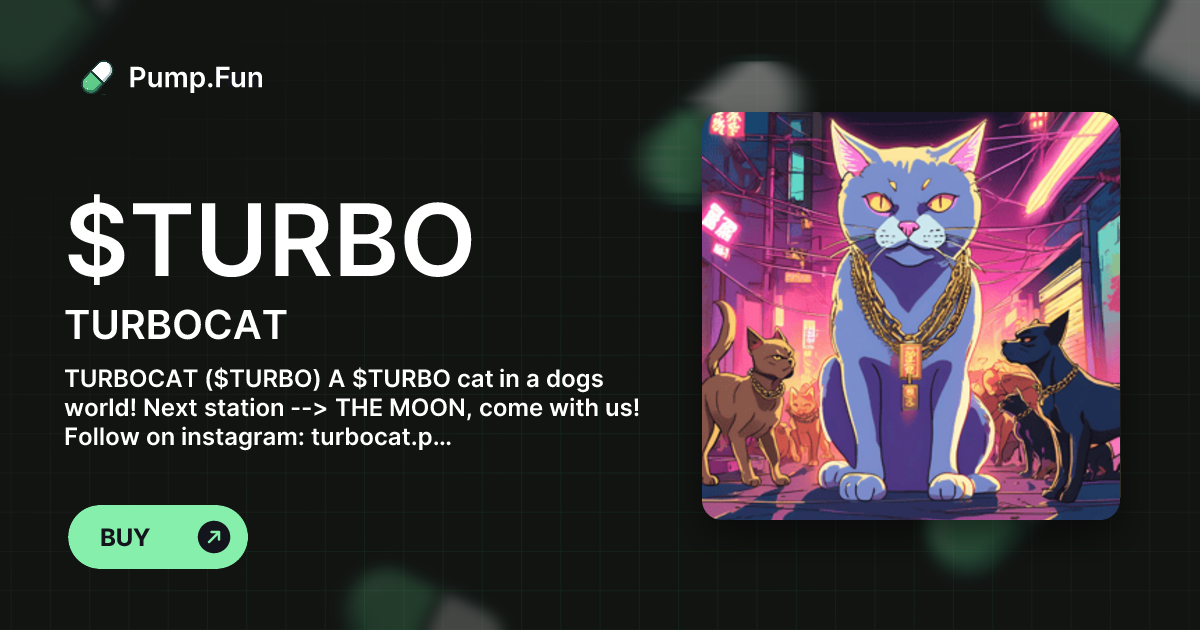 TURBOCAT ($TURBO) - Pump