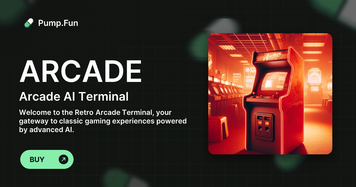 Arcade AI Terminal (ARCADE) - Pump