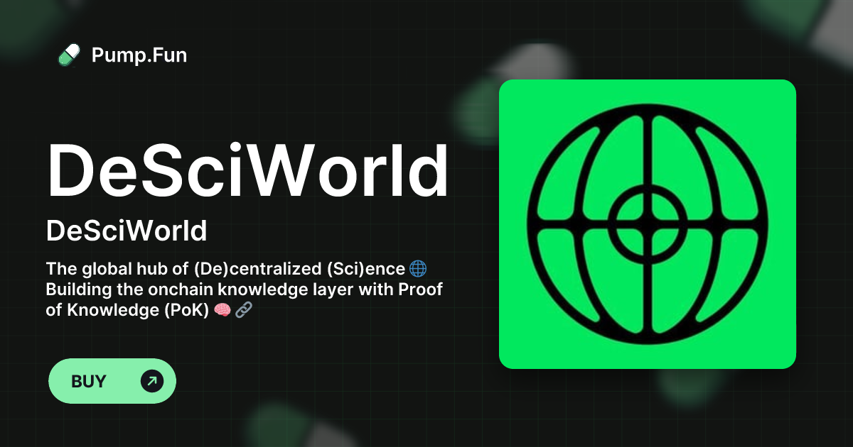 DeSciWorld (DeSciWorld) - Pump