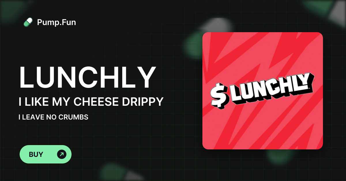 I LIKE MY CHEESE DRIPPY (LUNCHLY) - Pump