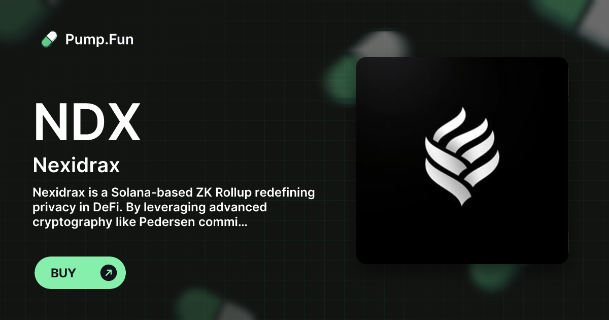 Nexidrax (NDX) - Pump