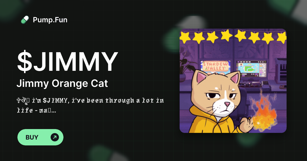 Jimmy Orange Cat ($JIMMY) - Pump