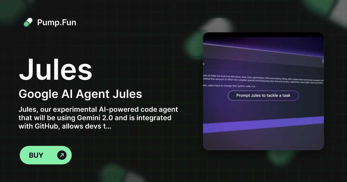 Google AI Agent Jules (Jules) - Pump
