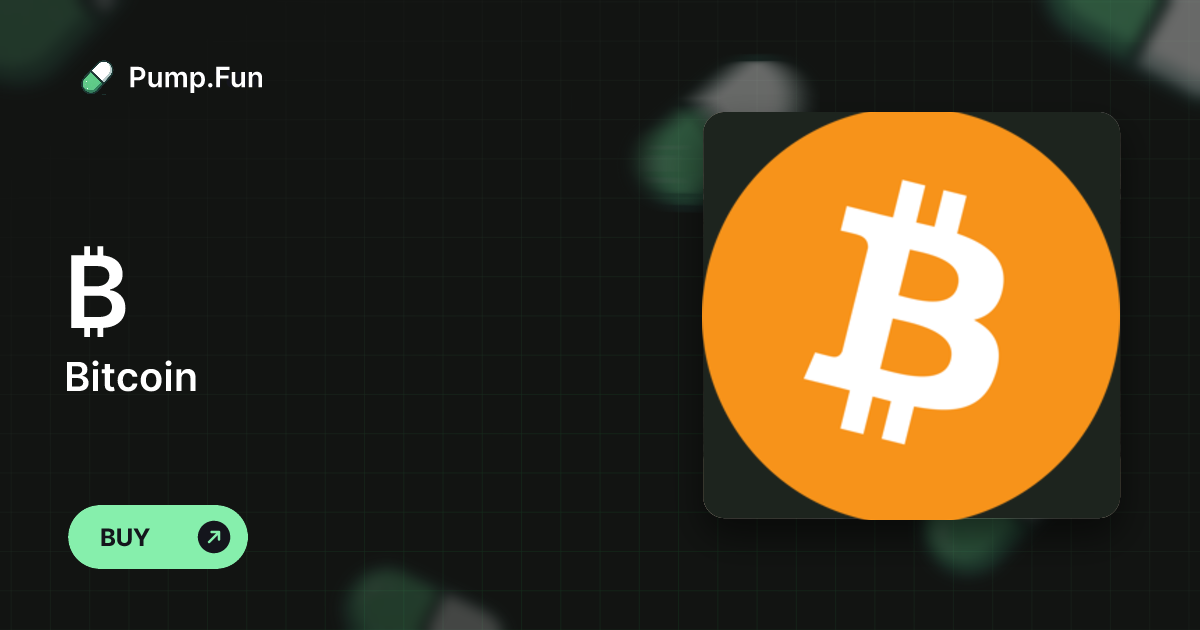 Bitcoin (₿) - Pump