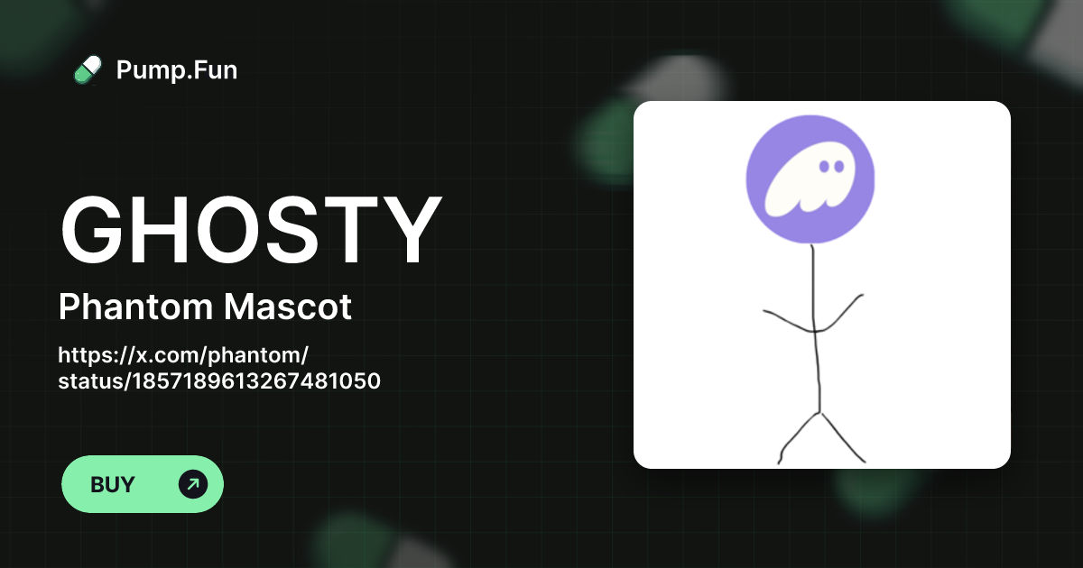 Phantom Mascot (GHOSTY) - Pump