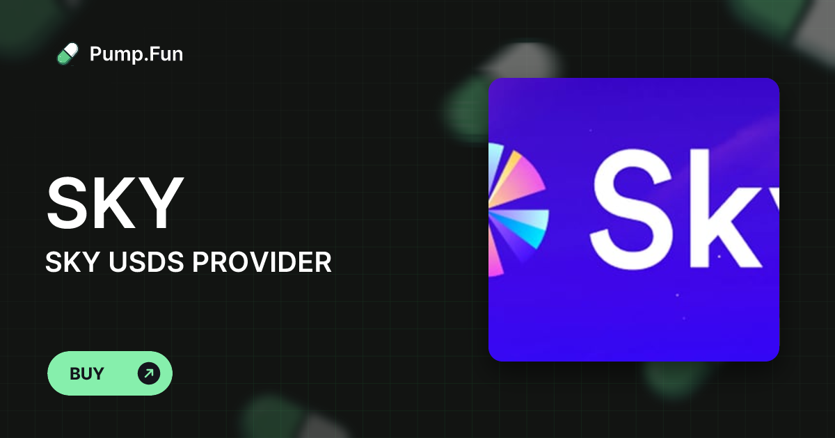 SKY USDS PROVIDER (SKY) - Pump