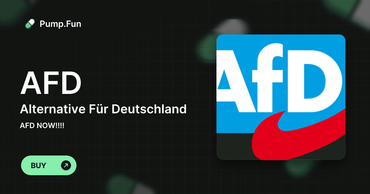 Alternative Für Deutschland (AFD) - Pump