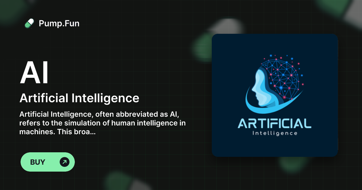 Artificial Intelligence (AI) - Pump