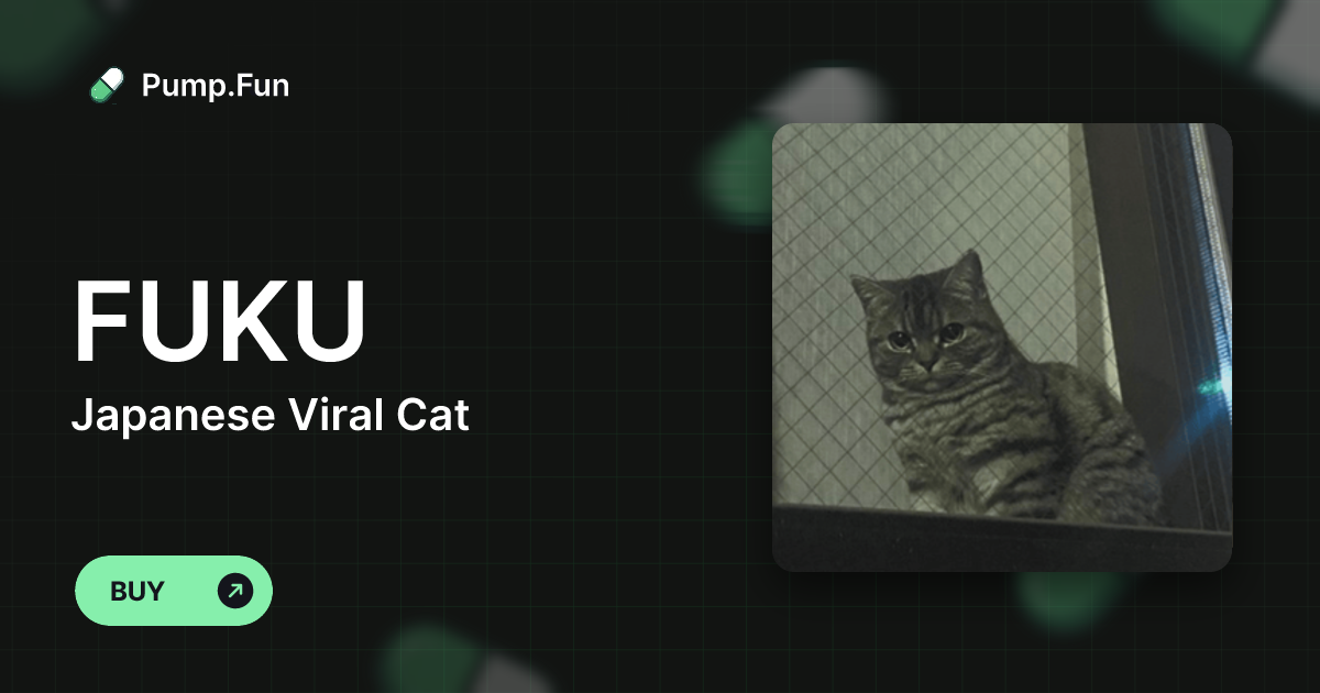 Japanese Viral Cat (FUKU) - Pump