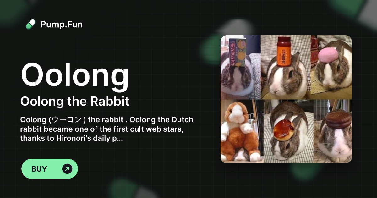 Oolong the Rabbit (Oolong) - Pump