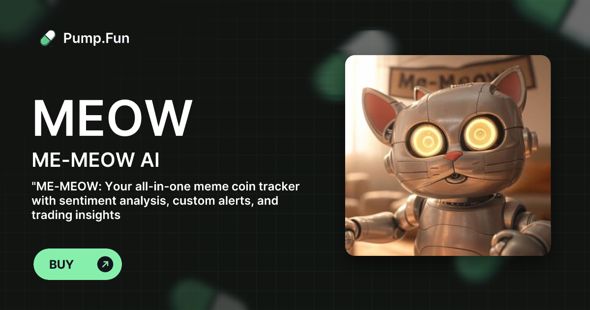 ME-MEOW AI (MEOW) - Pump