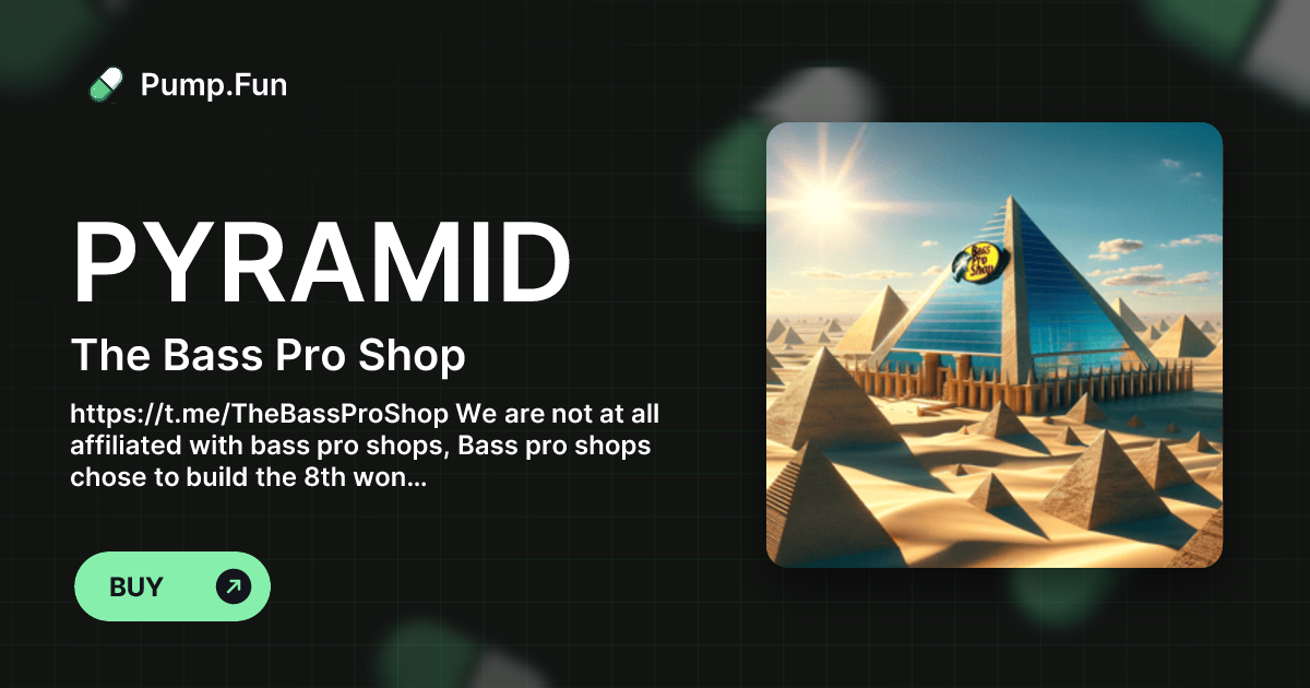 The Bass Pro Shop (PYRAMID ) - Pump
