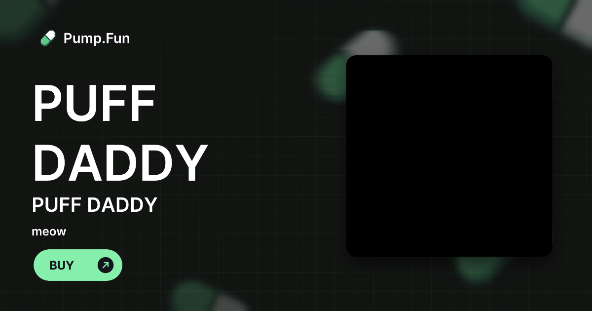 PUFF DADDY (PUFF DADDY) - Pump
