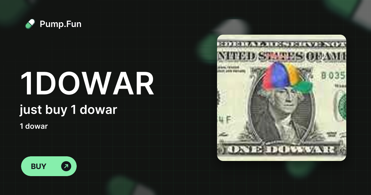 just buy 1 dowar (1DOWAR) - Pump