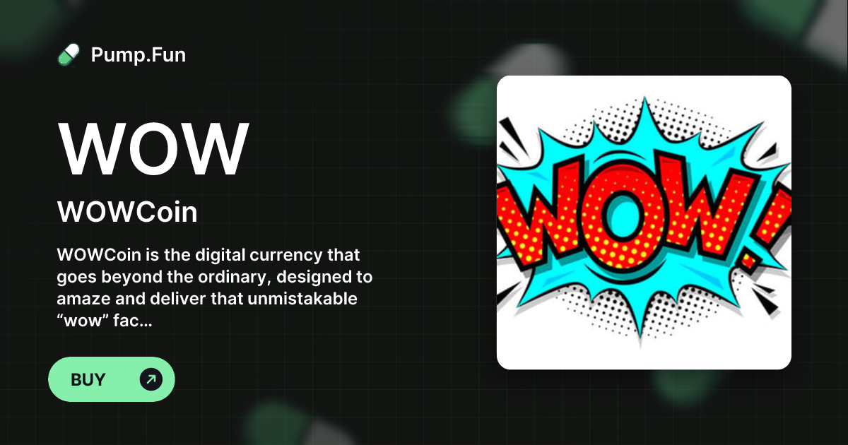 WOWCoin (WOW) - Pump