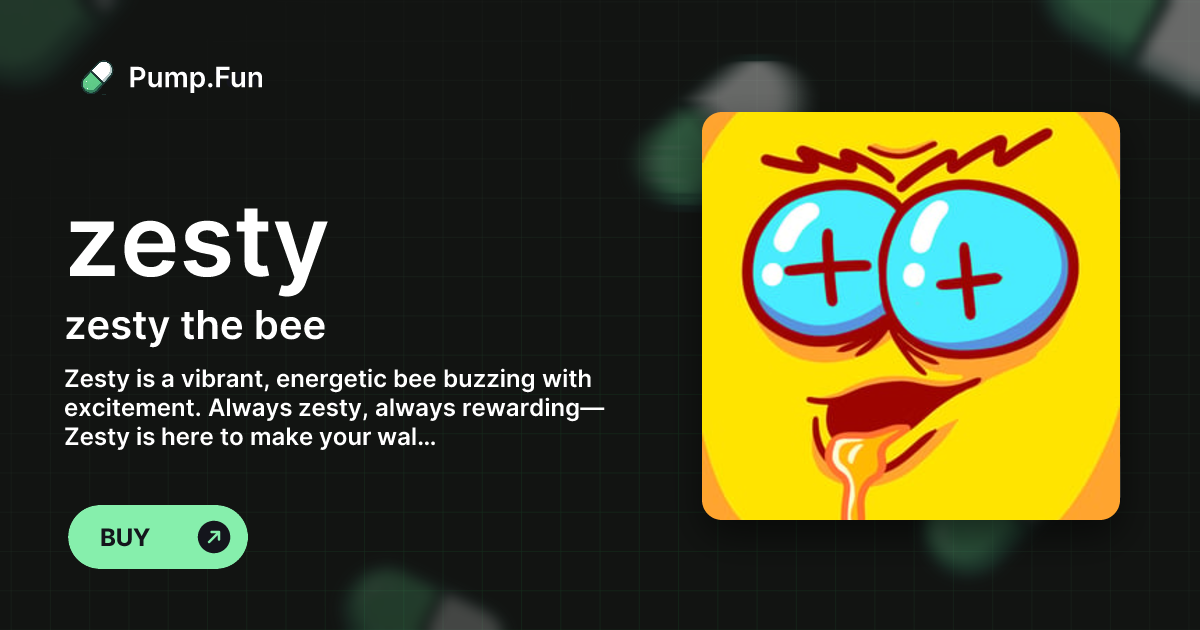 zesty the bee (zesty) - Pump