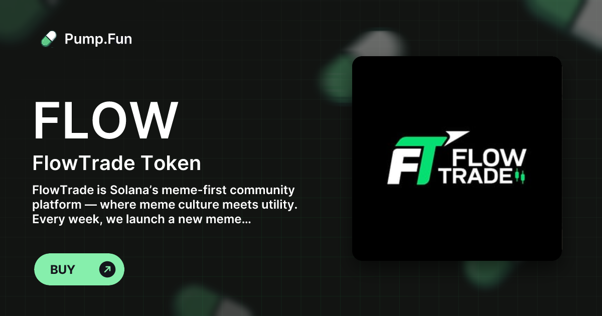 FlowTrade Token (FLOW) - Pump