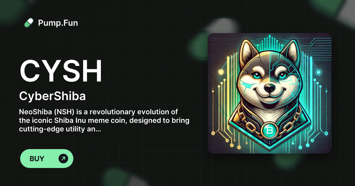 CyberShiba (CYSH) - Pump
