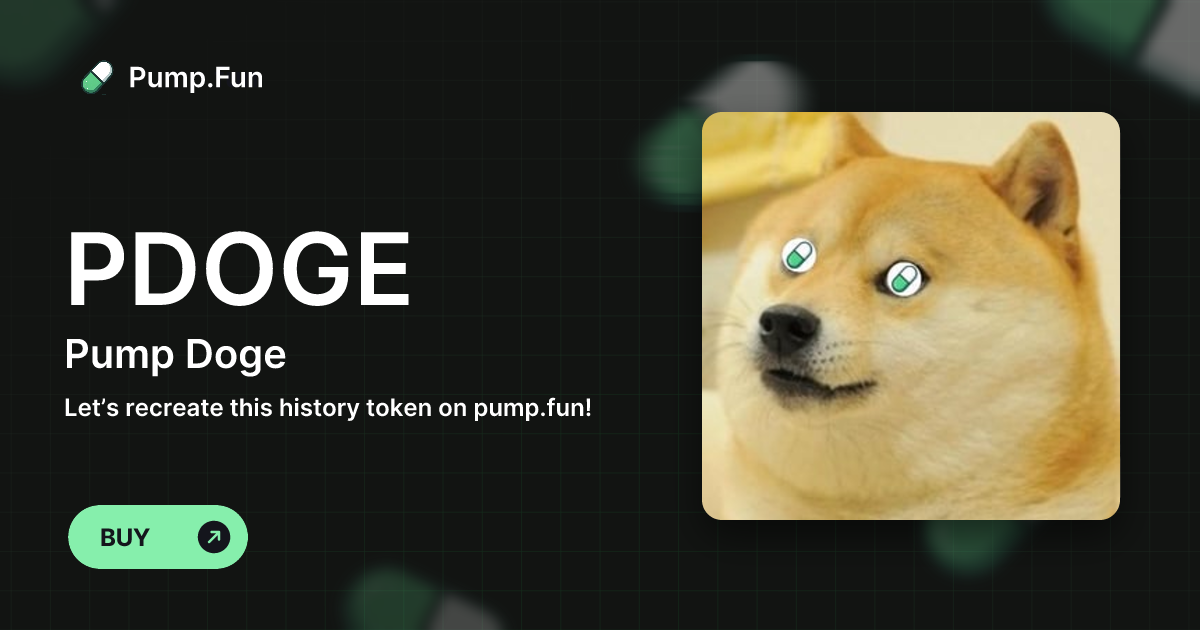 Pump Doge (PDOGE) - Pump