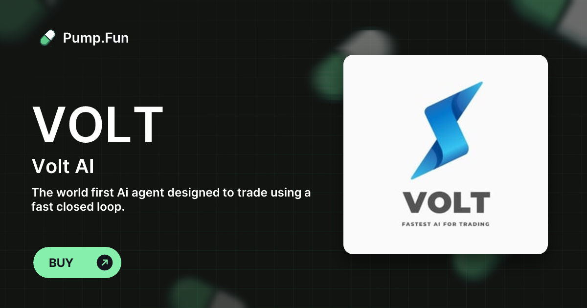 Volt AI (VOLT) - Pump