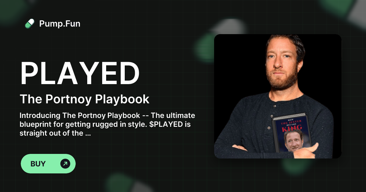 The Portnoy Playbook (PLAYED) - Pump