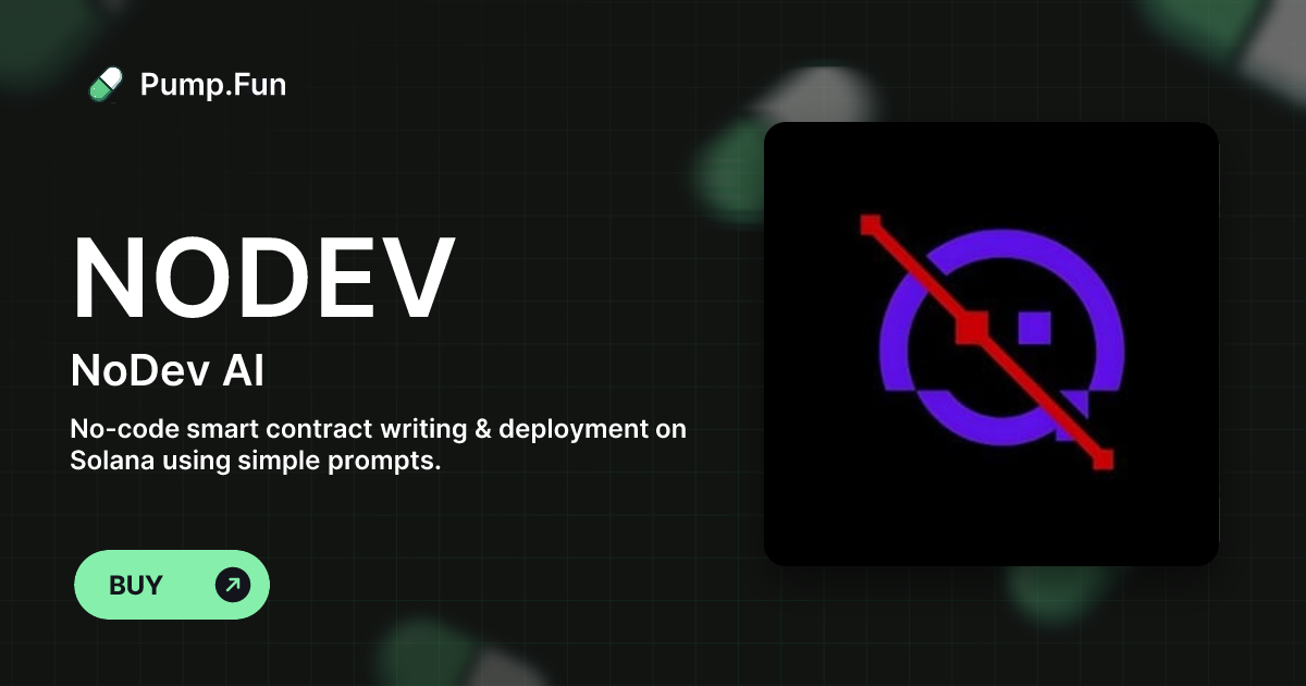 NoDev AI (NODEV) - Pump