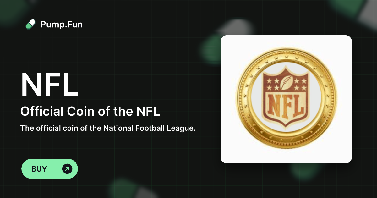 Official Coin of the NFL (NFL) - Pump