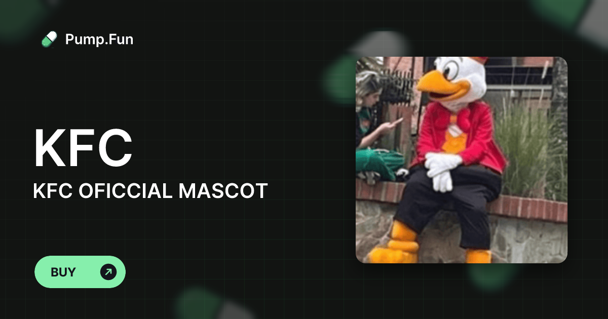 KFC OFICCIAL MASCOT (KFC) - Pump