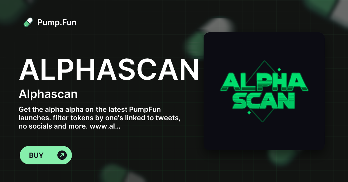 Alphascan (ALPHASCAN) - Pump