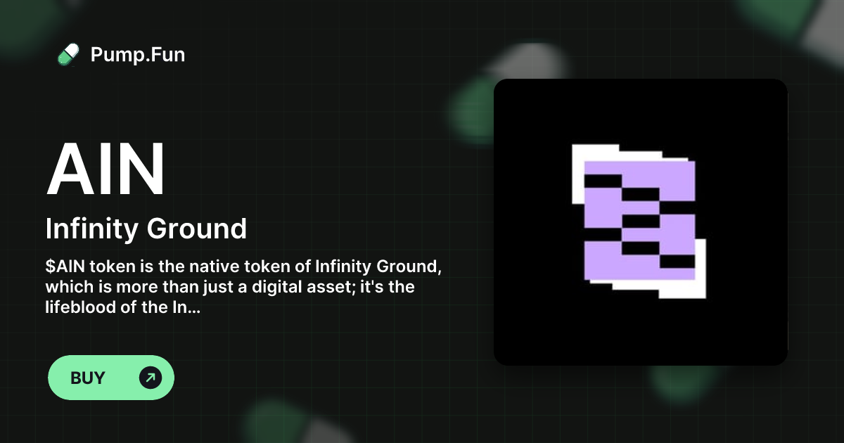 Infinity Ground (AIN) - Pump