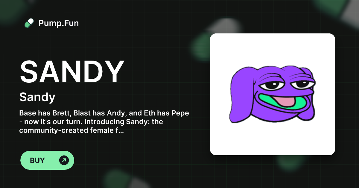 Sandy (SANDY) - Pump