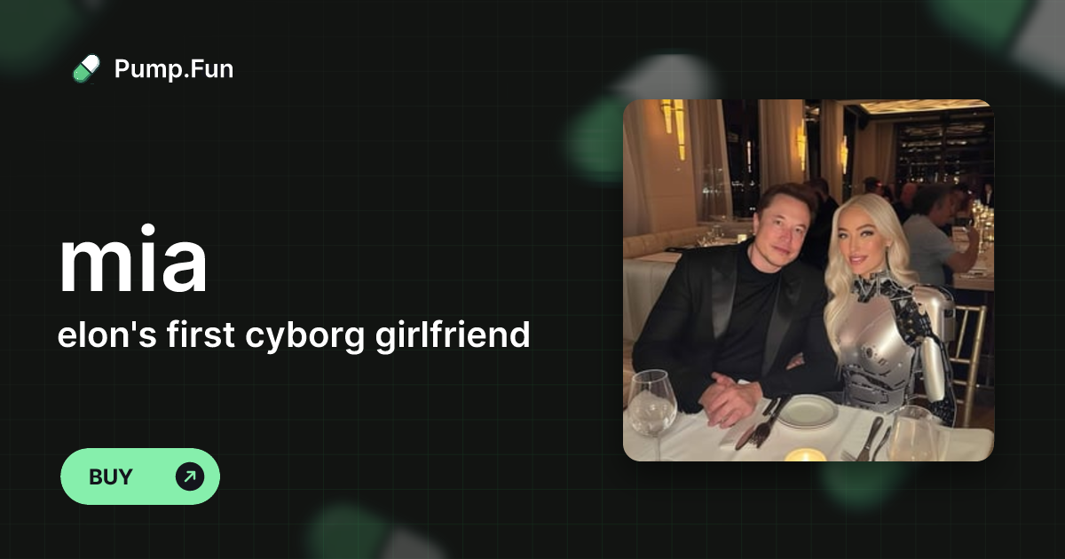 elon's first cyborg girlfriend (mia) - Pump