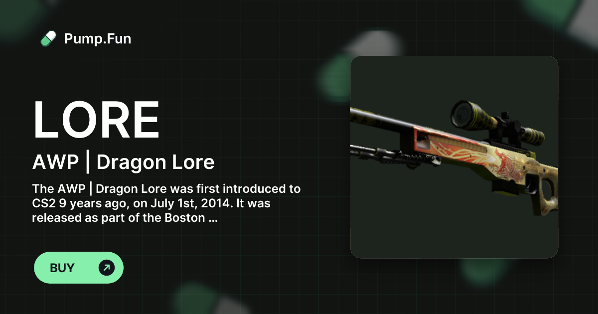 AWP | Dragon Lore (LORE) - Pump