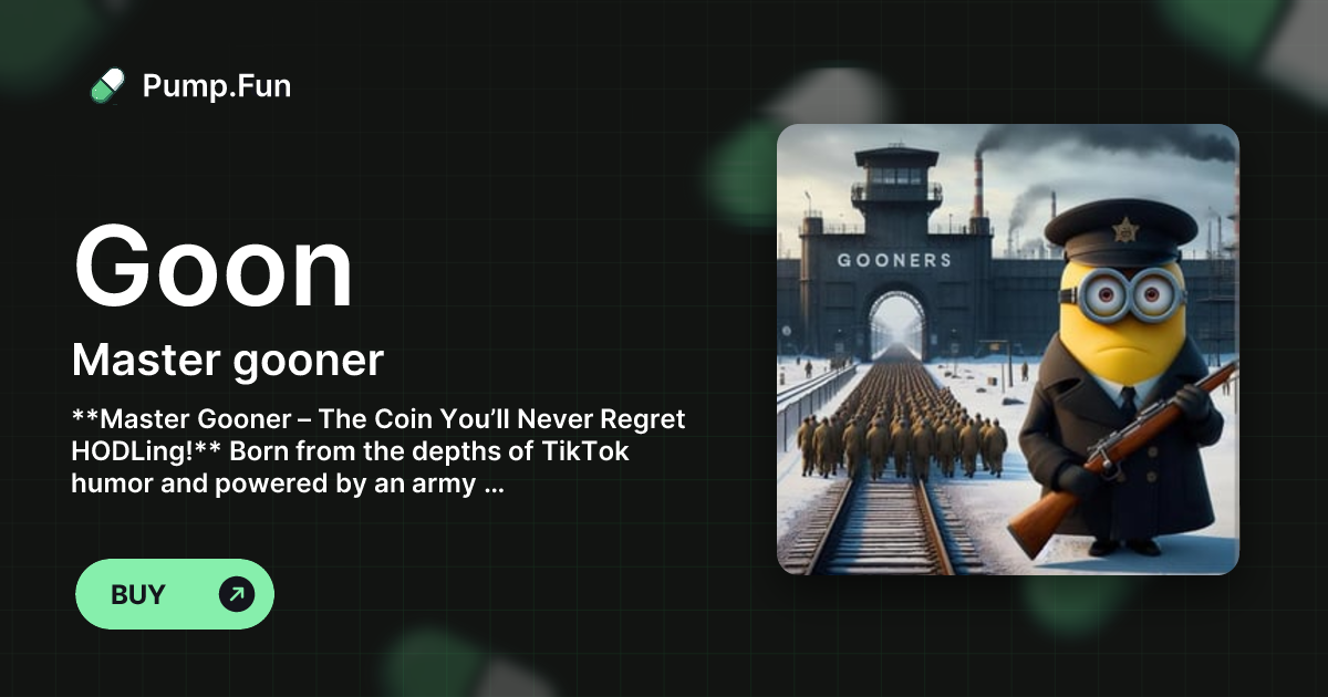 Master gooner (Goon) - Pump