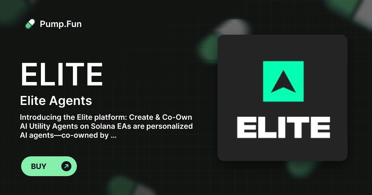 Elite Agents (ELITE) - Pump