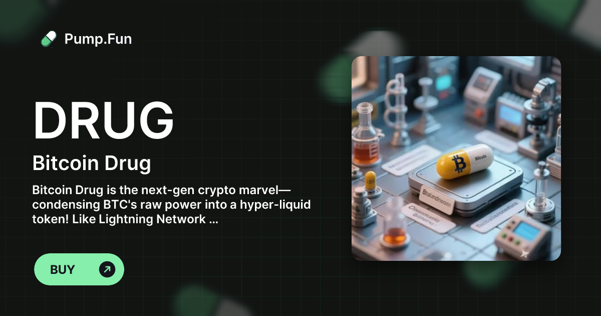 Bitcoin Drug (DRUG) - Pump