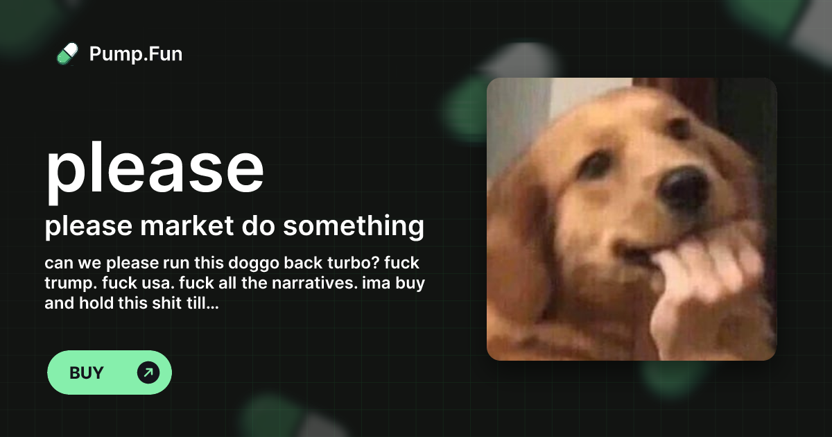 please market do something (please) - Pump