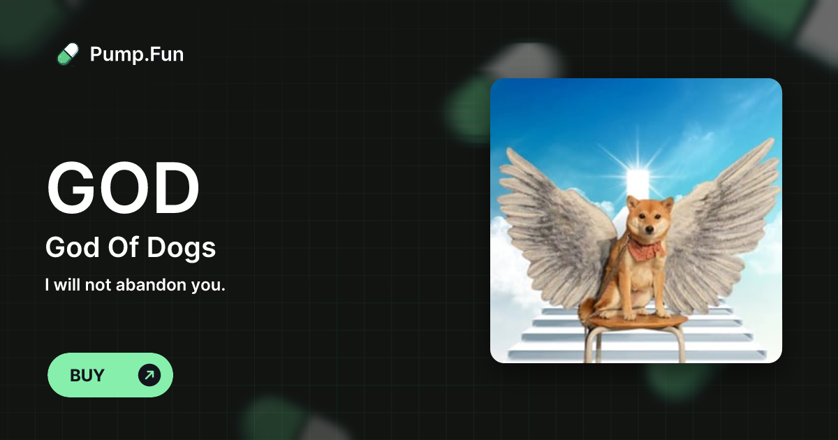 God Of Dogs (GOD) - Pump